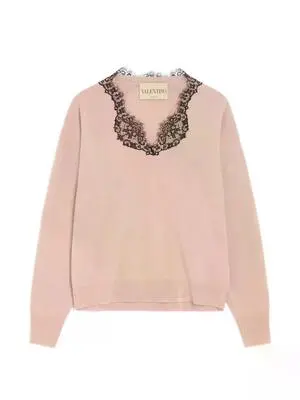 Valentino Garavani Trimmed Sweaters For Women