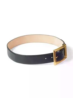JIMMY CHOO Arlie Leather Belt With Gold-tone Buckle