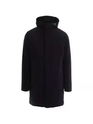 Herno Hooded Concealed-fastening Coat