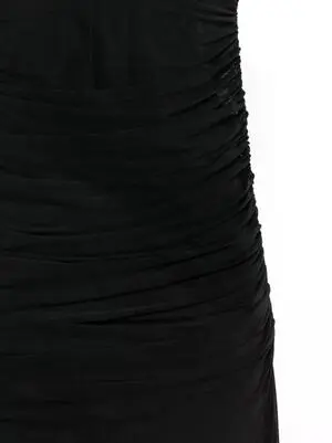 FISICO Ruched Halterneck Maxi Dress