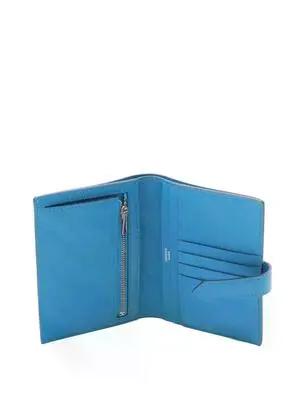 Hermès 2017 Epson Bearn Compact Small Wallets - Blue