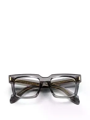 CUTLER & GROSS Rectangle Frame Eyeglasses - Grey
