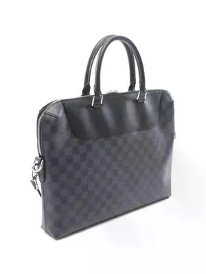 LOUIS VUITTON Damier Graphite Pdj Messenger Bag - Black