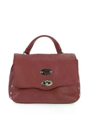 ZANELLATO Baby Postina® Cross Body Bag With Stud Embellishments - Red