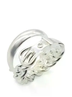 Hermès Buckle Detail Braided Ring