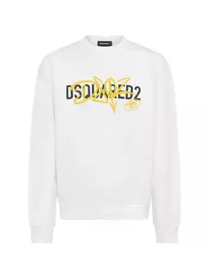 Dsquared2 Graffiti Cool Fit Crewneck Sweatshirt