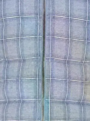 Isaia Check-pattern Hooded Gilet