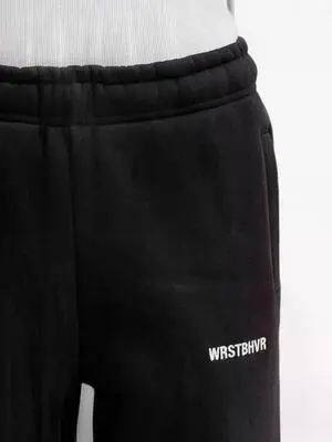 WRSTBHVR Naima Logo-print Wide Leg Track Pants