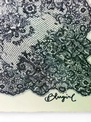 BLUGIRL Lace-print Scarf