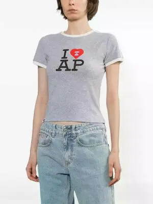 AAPE BY *A BATHING APE Printed T-shirt - Grey