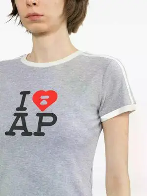 AAPE BY *A BATHING APE Printed T-shirt - Grey