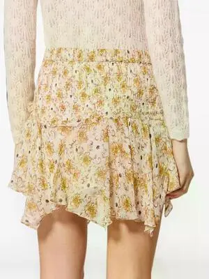 MARANT ETOILE Fiala Printed Chiffon Skirt