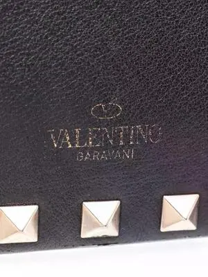 Valentino Garavani Rockstud Leather Clutch Bag