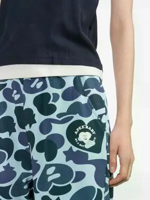 AAPE BY *A BATHING APE Sky Camouflage Print Track Pants