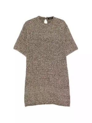 Fabiana Filippi Sequin-embellished Bouclé Mini Dress - Brown