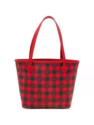 AAPE BY *A BATHING APE Logo Checked Tote Bag