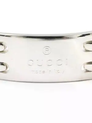 Gucci 2010s Engraved Link Bracelet