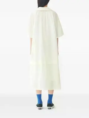STUDIO TOMBOY Short-sleeved Collared Midi Dress