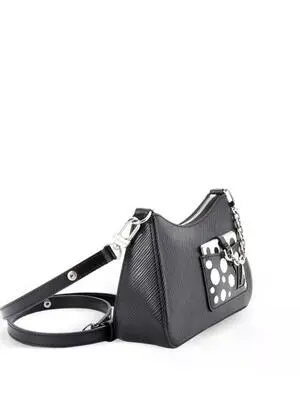 LOUIS VUITTON Marellini Hobo Bag In Epi Leather With Yayoi Kusama Infinity Dots - Black