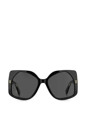Marc Jacobs Geometric Frame Sunglasses - Black