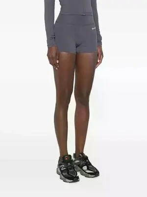 Sporty & Rich Logo-print High-waisted Shorts