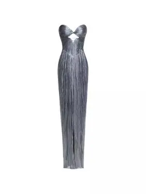 MARIA LUCIA HOHAN Stephanie Maxi Dress - Silver