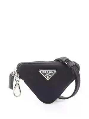 Prada Tessuto Triangle Pouch - Black