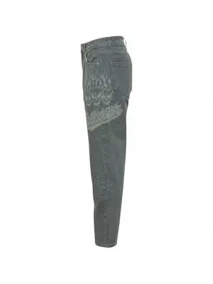 Gcds Flame Detail Jeans