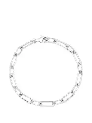 YOJ Plated Rope Chain Link Bracelet - Silver