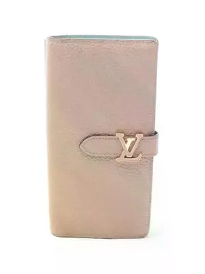 LOUIS VUITTON 2000s Capucines -vertical Bi-fold Wallet - Neutrals