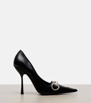 Gucci Boulevard Horsebit Leather Pumps