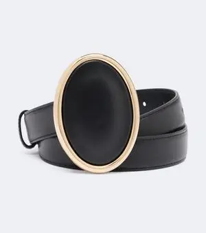 Altuzarra Eclipse Leather Belt - Black