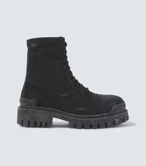 Balenciaga Combat Strike Lace-up Boots