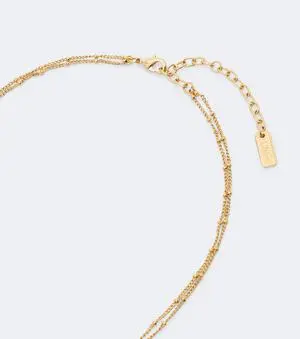 Chloé Mirror Pendant Necklace - Silver