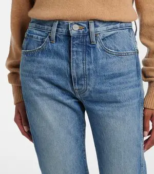 Khaite Finley Cropped Straight Jeans In Holbrook