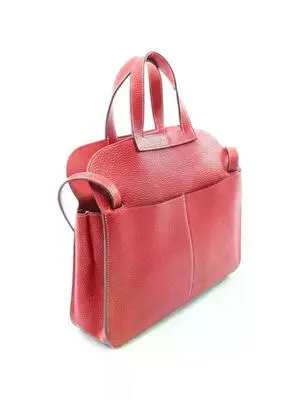 Hermès 31 Arzan Leather Handbag - Red