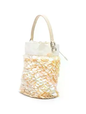 Staud Mini Lila Bucket Bag - Neutrals