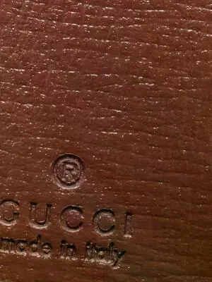 Gucci X Balenciaga 2010s Leather Trifold Wallet