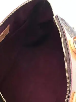 LOUIS VUITTON Monogram Leather Tote Bag - Brown