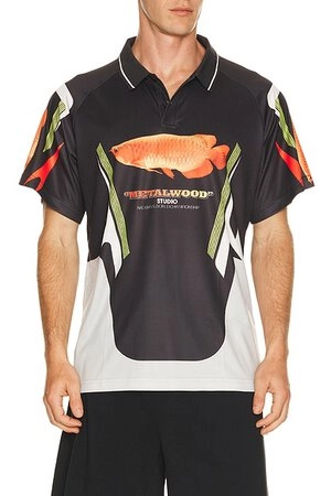 METALWOOD STUDIO Arowana Sport Polo - Black