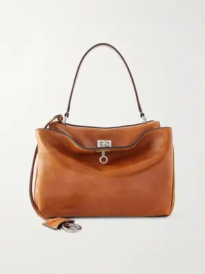 Balenciaga Rodeo Small Leather Shoulder Bag - Brown