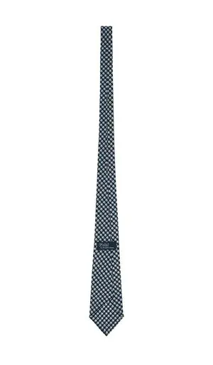 Polo Ralph Lauren Micro Gingham Vintage Neck Tie - Blue