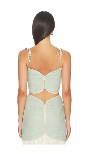 Azulu Aveiro Top - Sage