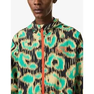 BILLIONAIRE BOYS CLUB Leopard Camouflage Hooded Shell Jacket