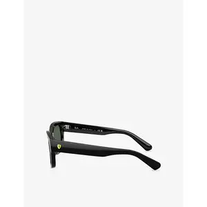 Ray-ban Scuderia Ferrari Square-frame Acetate Sunglasses - Black