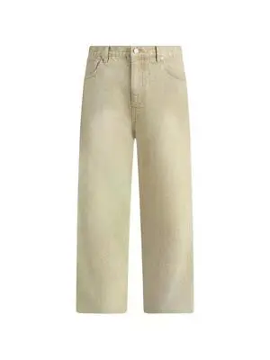 Manière De Voir Relaxed Fit Washed Denim Jeans - Green