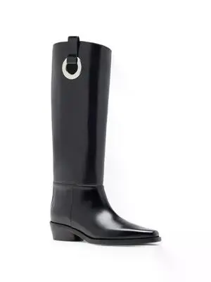 Proenza Schouler Bronco Grommet Knee High Boots