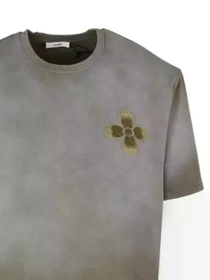 Commas Embroidered Classic T-shirt - Grey