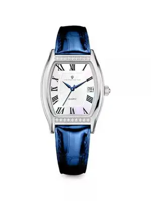 CHRISTIAN VAN SANT Gemma Tonneau Watch - White