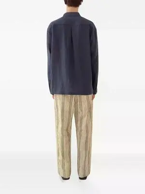 Commas Stand-collar Long-sleeve Shirt